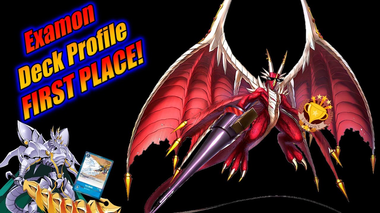 1st Place Undefeated Examon Deck Profile! | Digimon TCG EX3 - YouTube