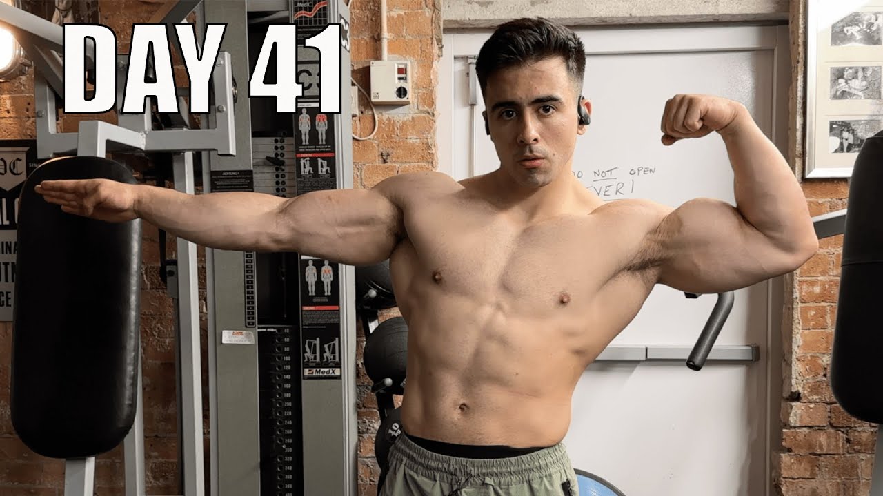 Natural Lean Bulk Day 41 - Pull (1) - YouTube