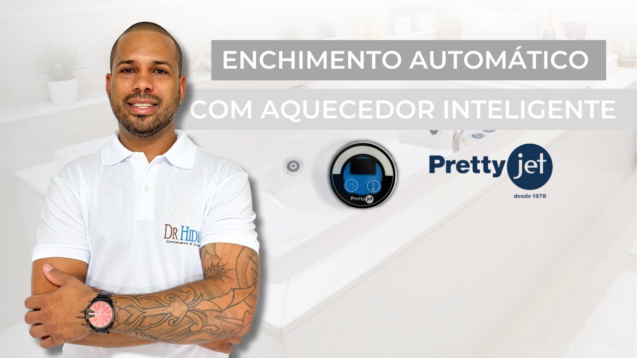 Enchimento automático Pretty Jet com aquecedor inteligente. Saiba como ...