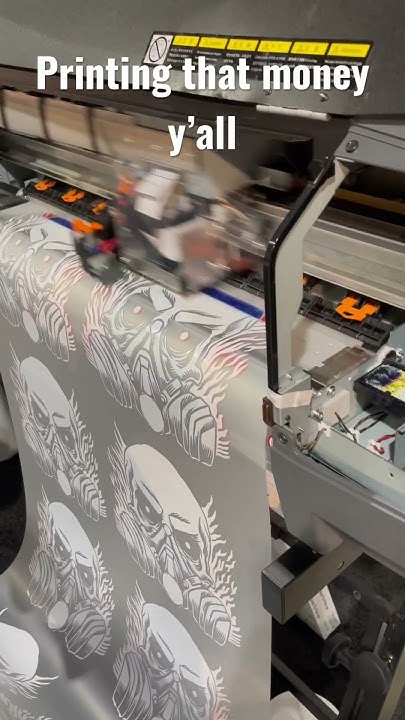 On this job we printed 2 LG transfers in 4.32 min so we ran 28 hr. 724D DTF Printer and 24 ...