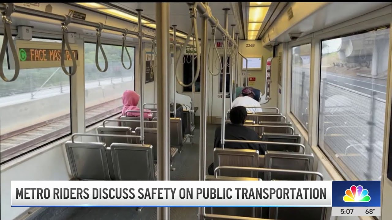 Metro riders discuss safety on Los Angeles public transportation - YouTube