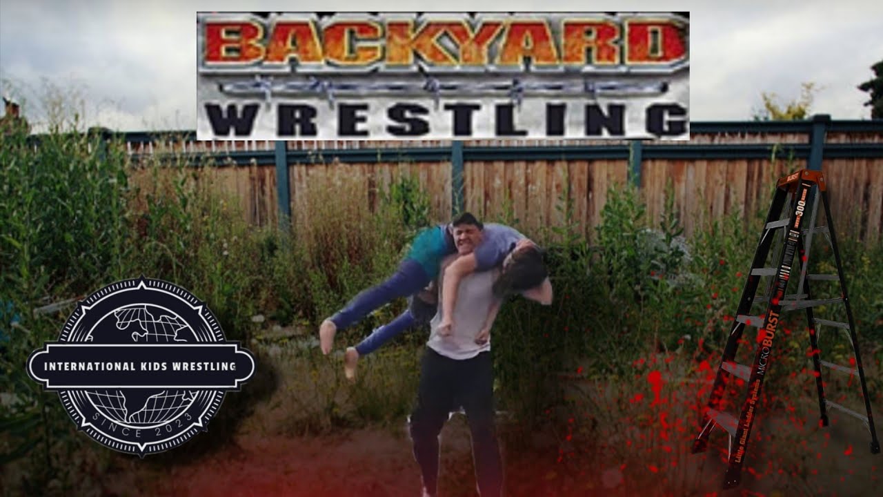 Kids fight backyard wrestling (International kids wrestling) - YouTube