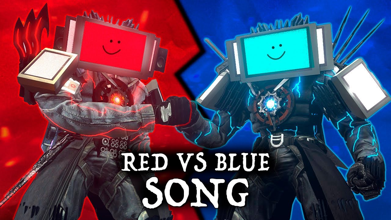 RED TV MAN TITAN vs BLUE TITAN TV MAN SONG (Music Video) - YouTube