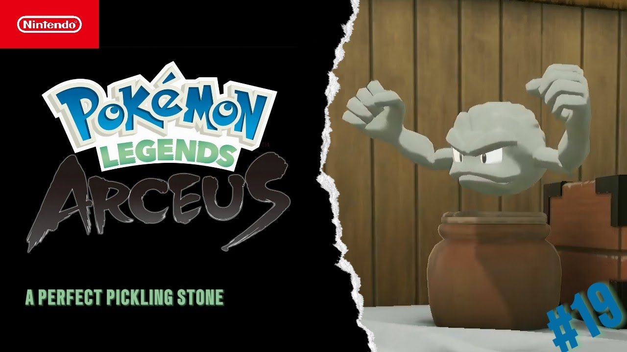 Pokémon Legends Arceus: A PERFECT PICKLING STONE - YouTube