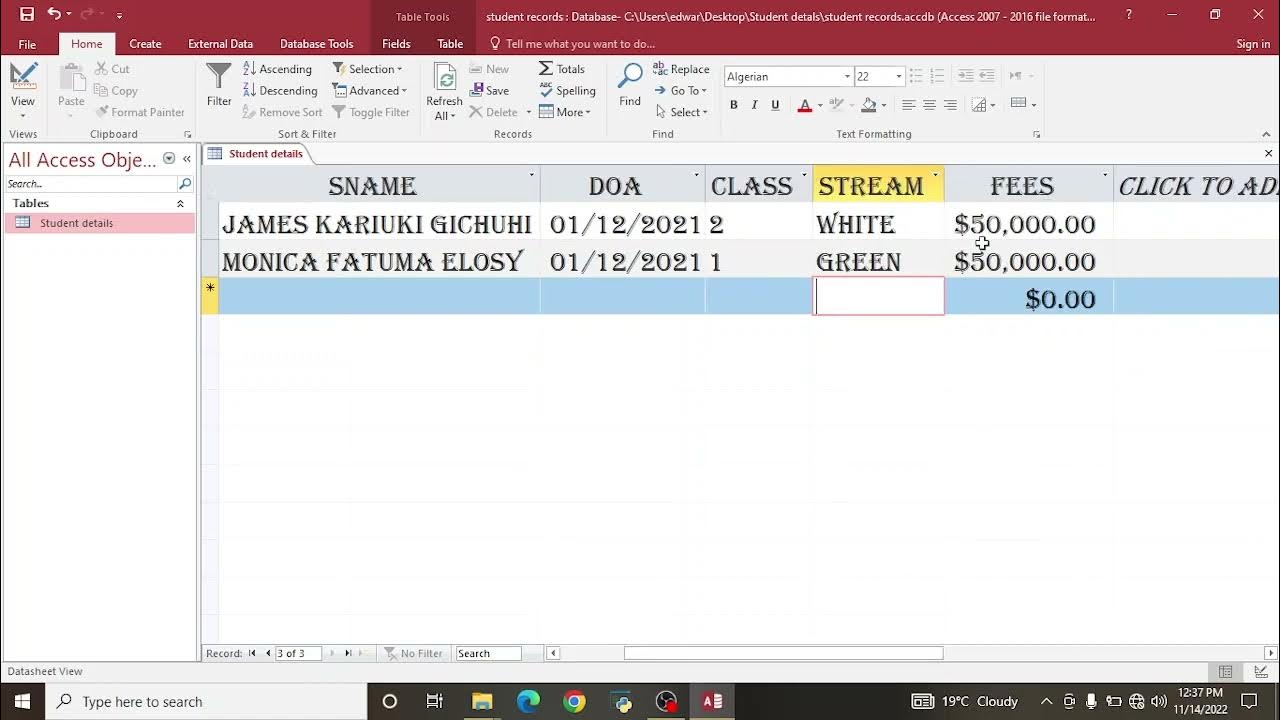 Changing currency Symbol in Microsoft Access By Teacher Edward - YouTube