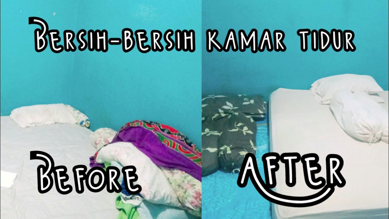 Bersih-bersih kamar tidur ll yang super berantakan. - YouTube