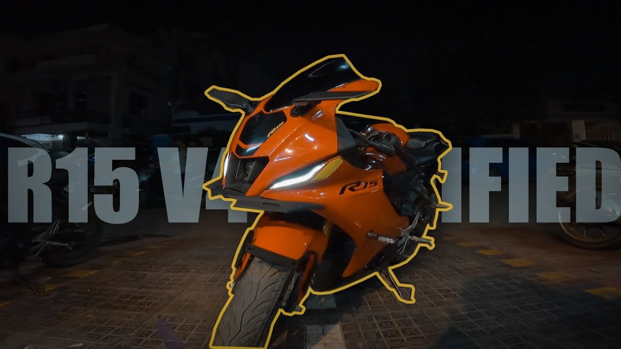 Yamaha R15 V4 Modification | Yamaha R15 V4 loaded with accessories ...