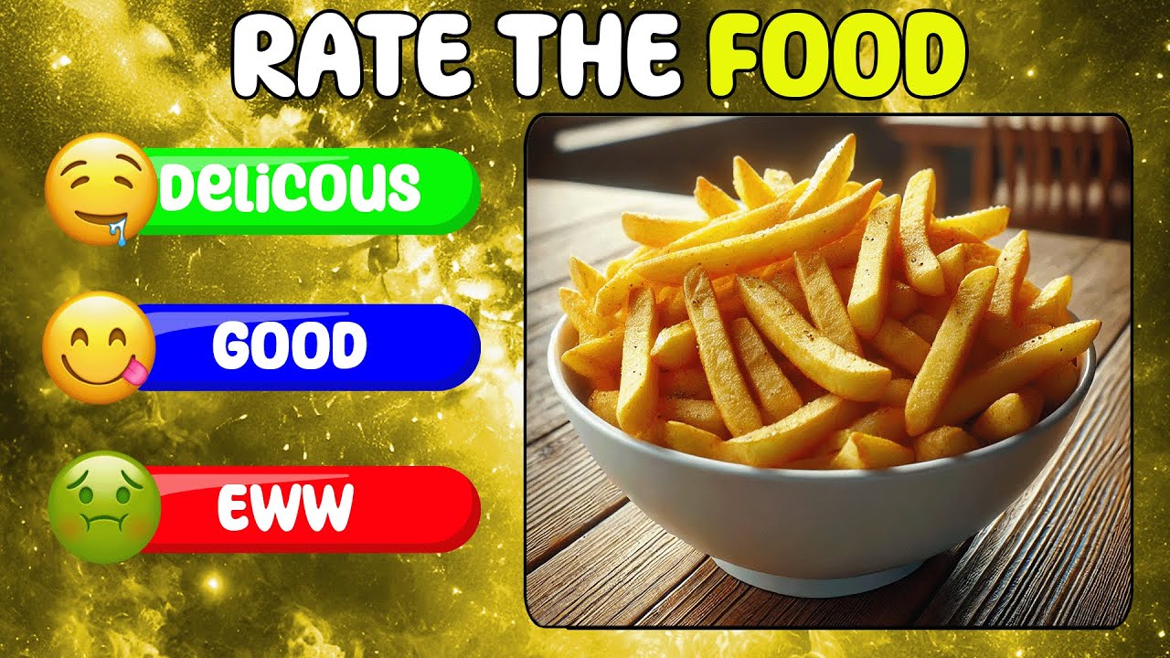 Rate the Food Challenge | Ultimate Food Tier List | Quiz Heat - YouTube