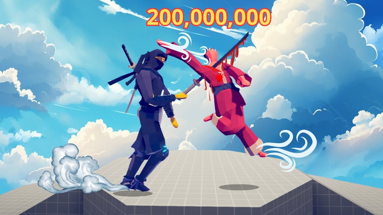 200,000,000 DAMAGE NINJA vs EVERY UNIT - Totally Accurate Battle ...
