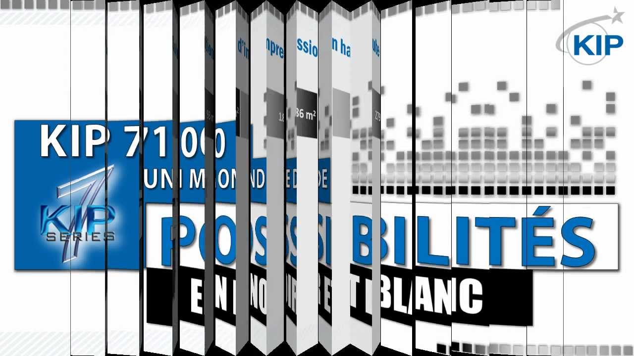 KIP 7100 - Traceur multifonction grand format monochrome haute qualité ...