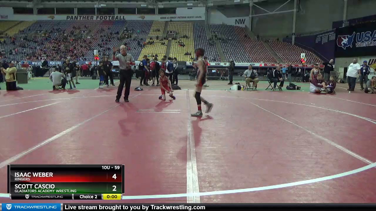 10U 59 Isaac Weber Ringers Vs Scott Cascio Gladiators Academy Wrestling ...