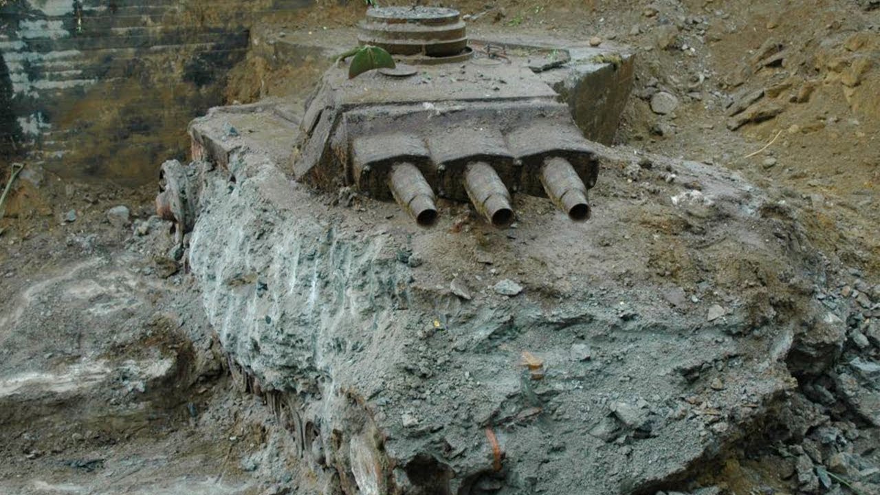 This Tank Was Burried Undergroung And Was Found 100 Years Later - YouTube