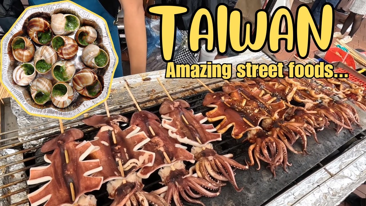 SNAIL? Famous Food Market in Kaohsiung Taiwan | Real E Moto | Food ...