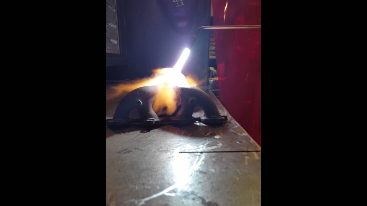 Me tig welding cast iron with ez weld - YouTube