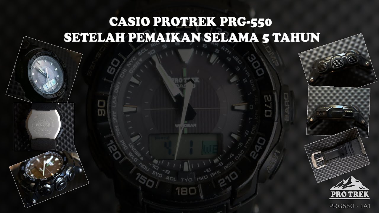 Review casio protrek 550 - YouTube