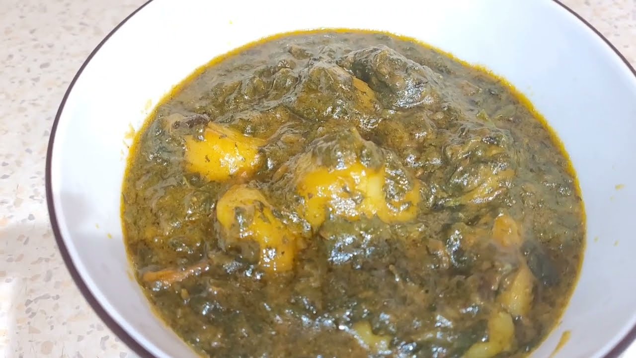 aloo palak recipe | aloo palak recipe pakistani style | aloo palak ...