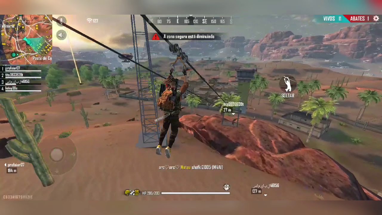 Jogando free fire - YouTube