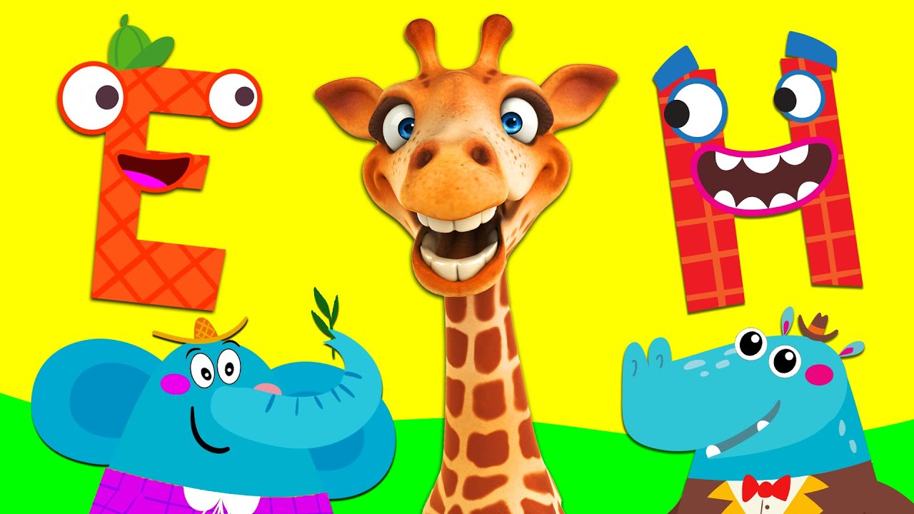 African Animals - Alphabet Phonics - Learn to Read Letter Sounds with ...