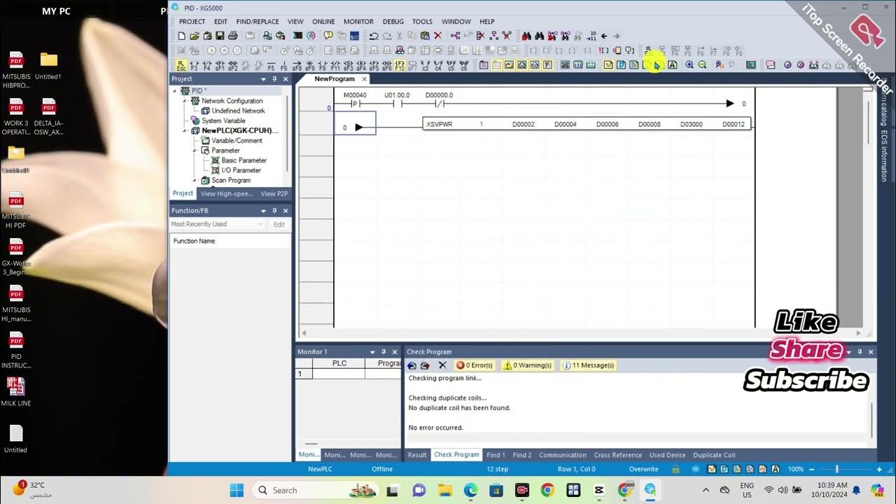 XG 5000 SERVO MOTOR [XSVPWR INSTRUCTION ] PROGRAMMING - YouTube