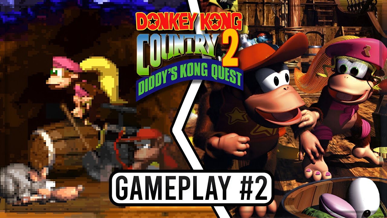 Donkey Kong Country 2 Diddy's Kong Quest - World 1: Level 5-Boss ...