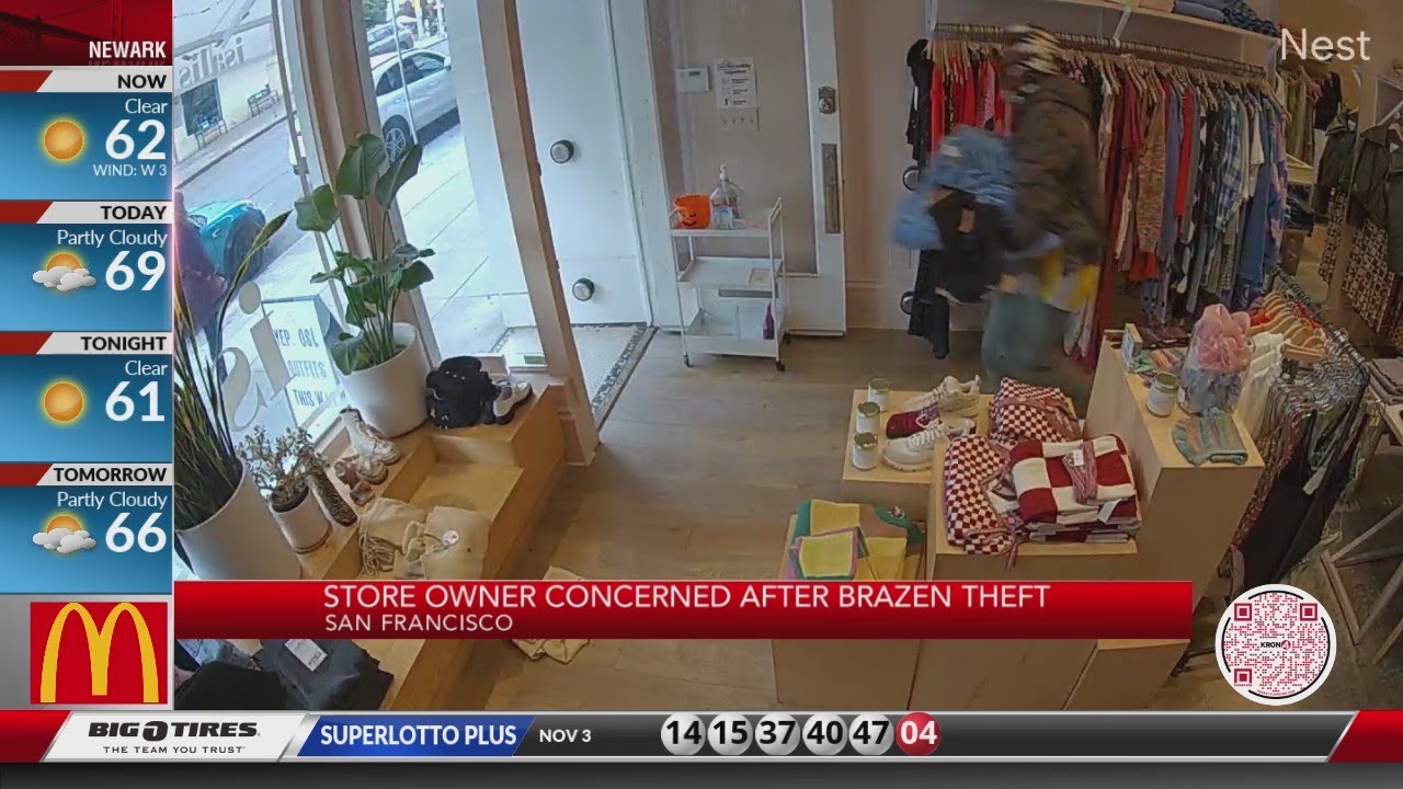 San Francisco store owner concerned after brazen theft - YouTube