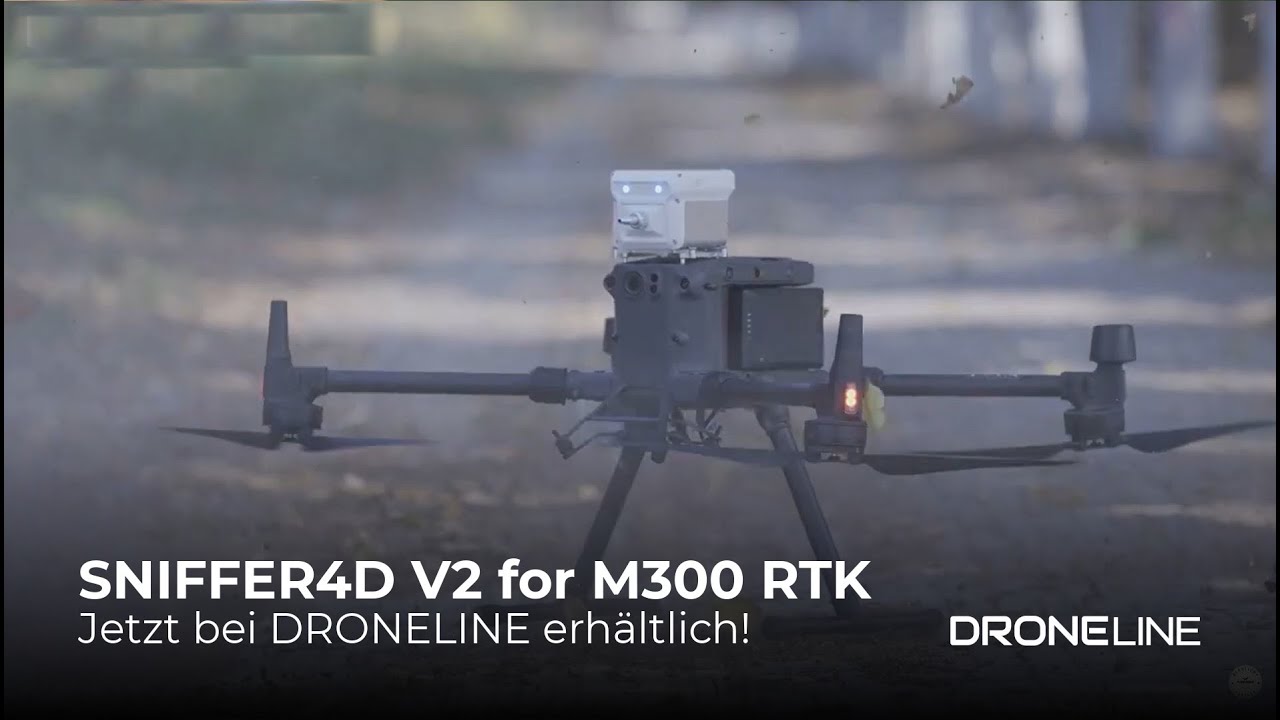 Sniffer4D V2 + DJI M300 RTK Multi Gas Sensing & Mapping Drone Solution ...