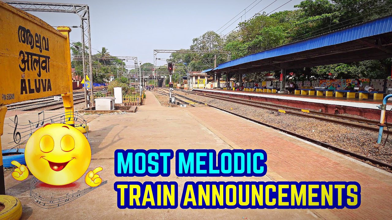 Most Beautiful 3 Train Announcements of Trivandrum Division - YouTube