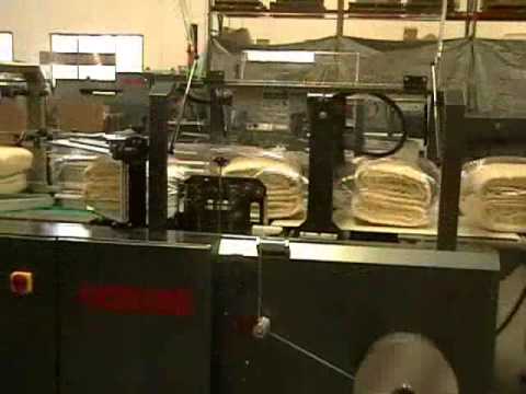 Large rug pad shrink wrap packaging - YouTube