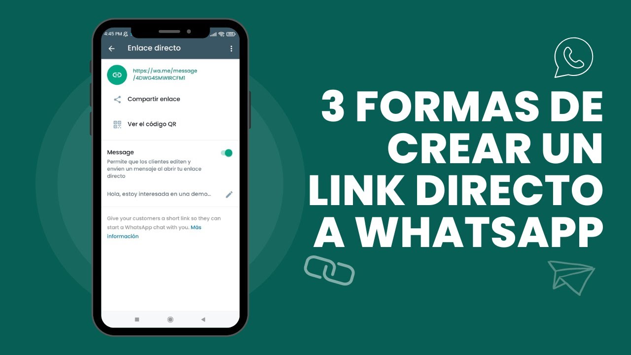 💡 Crea un link o enlace DIRECTO a tu WhatsApp - YouTube