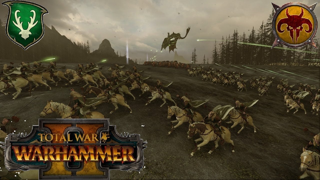 Wood Elves vs Beastmen - Glade Riders! | Total War Warhammer 2 Quick ...
