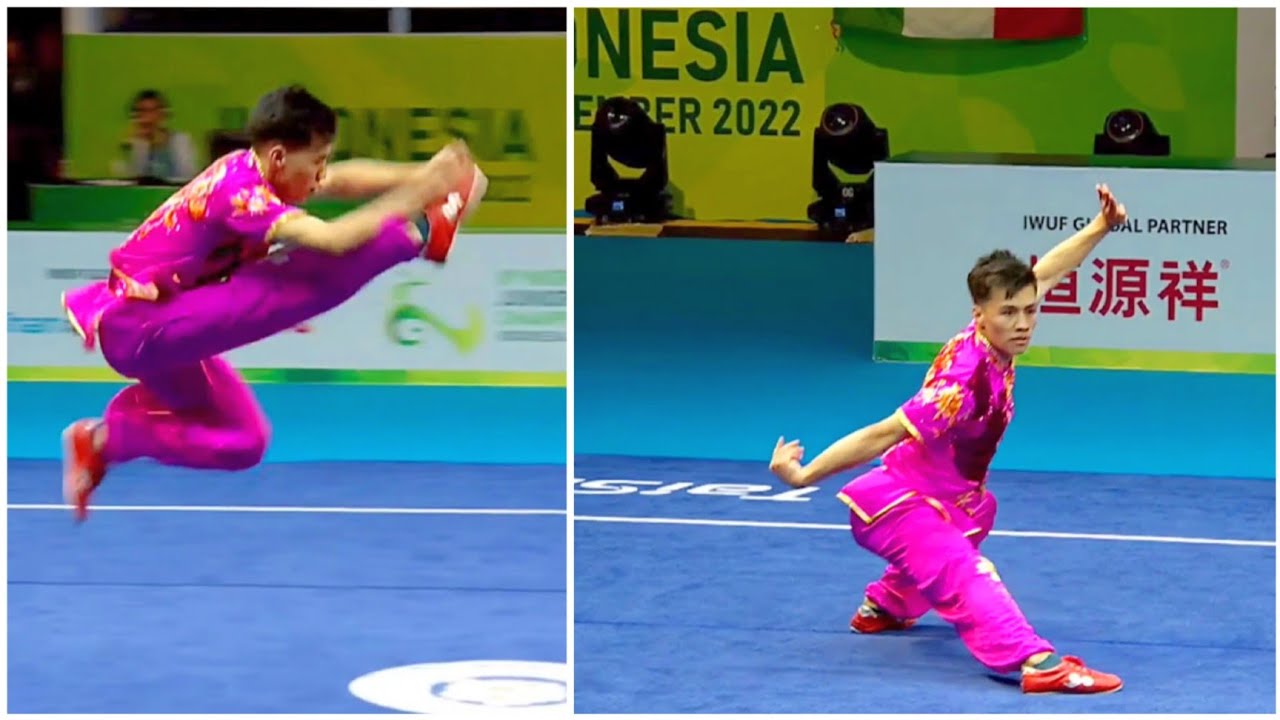 Tapas Achom 🇮🇳 Changquan 9.20 score in 8th World Junior Wushu ...