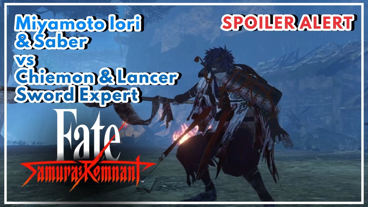 Miyamoto Iori & Saber vs Chiemon & Lancer Sword Expert | Fate/Samurai ...