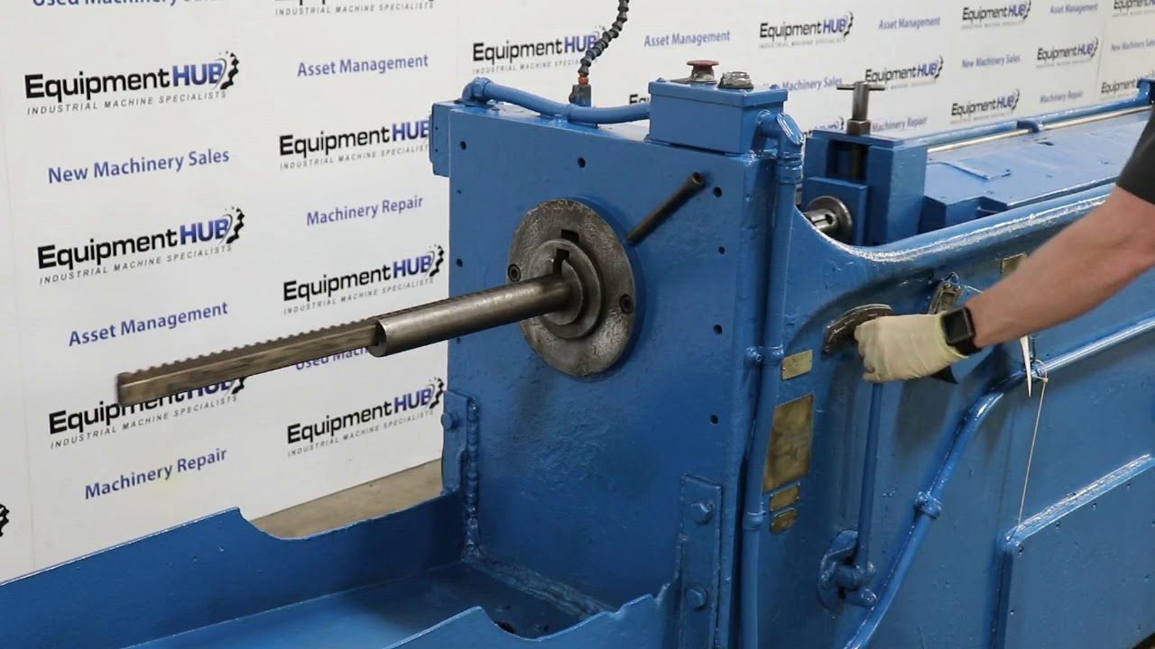 American H-15-60 15 Ton x 60" Hydraulic Horizontal Broaching Machine w ...