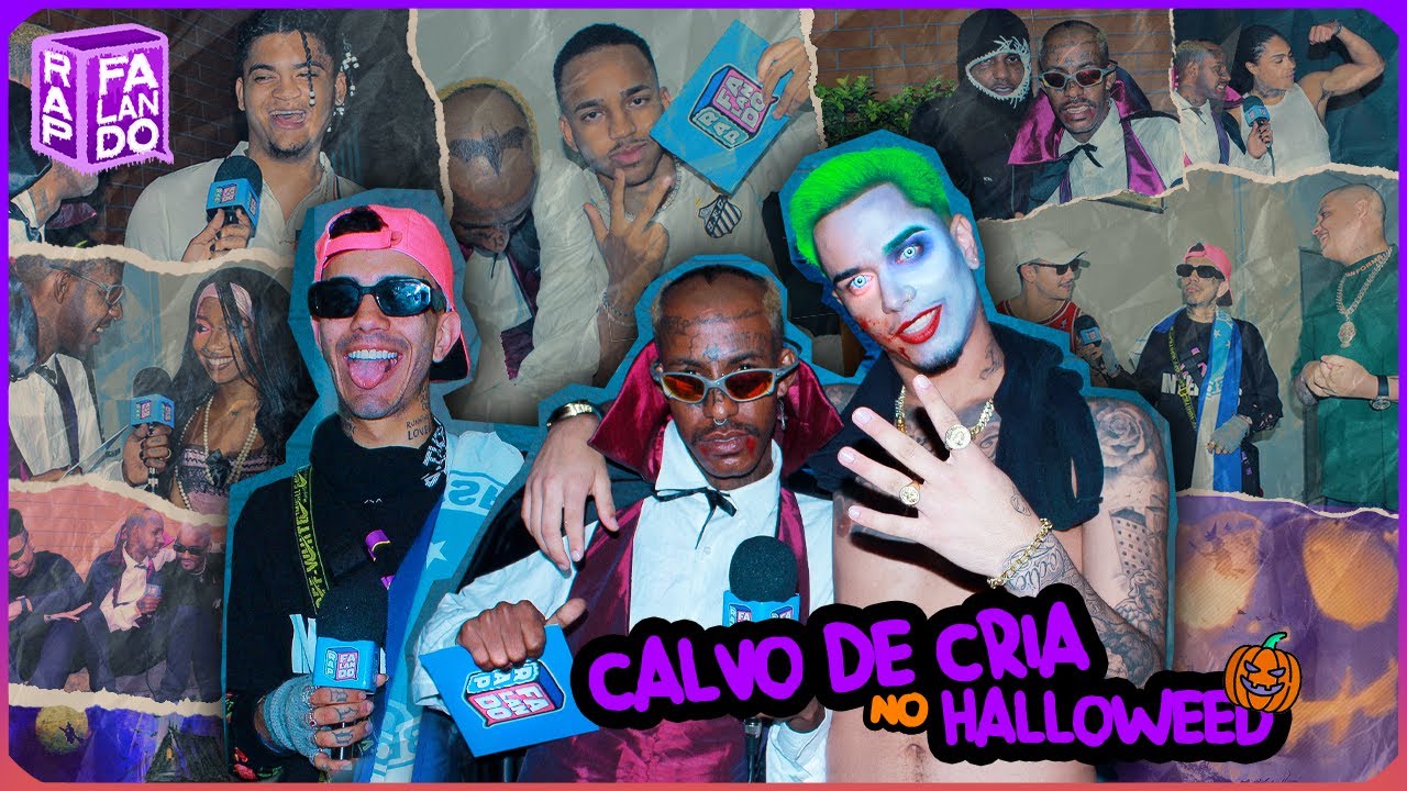 CALVO DE CRIA NO HALLOWEEN DO TRAP! ft.Veigh, Kyan, Derek, Sidoka, Dex ...