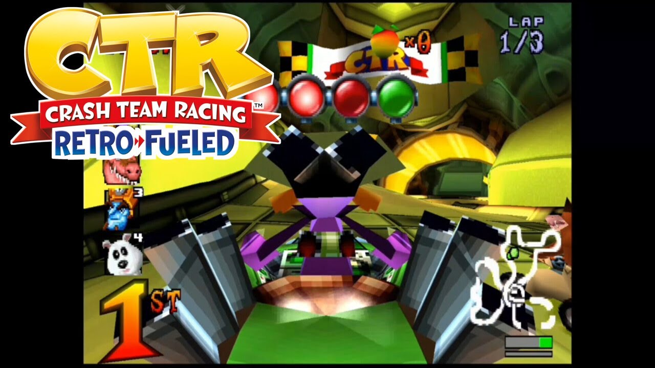 CRASH TEAM RACING (PS1) MOD RETRO-FUELED + N. OXIDE EDITION GAMEPLAY ...