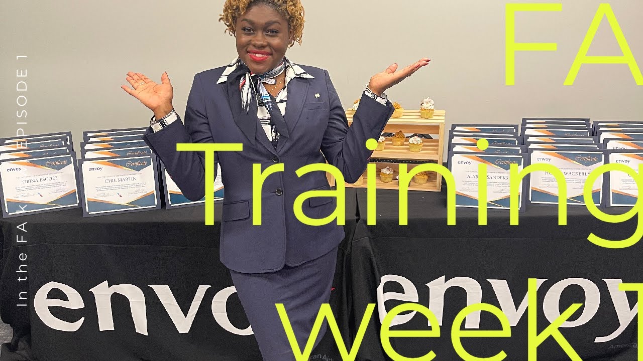 Flight attendant training week 1 with Envoy air (virtual week) and how ...