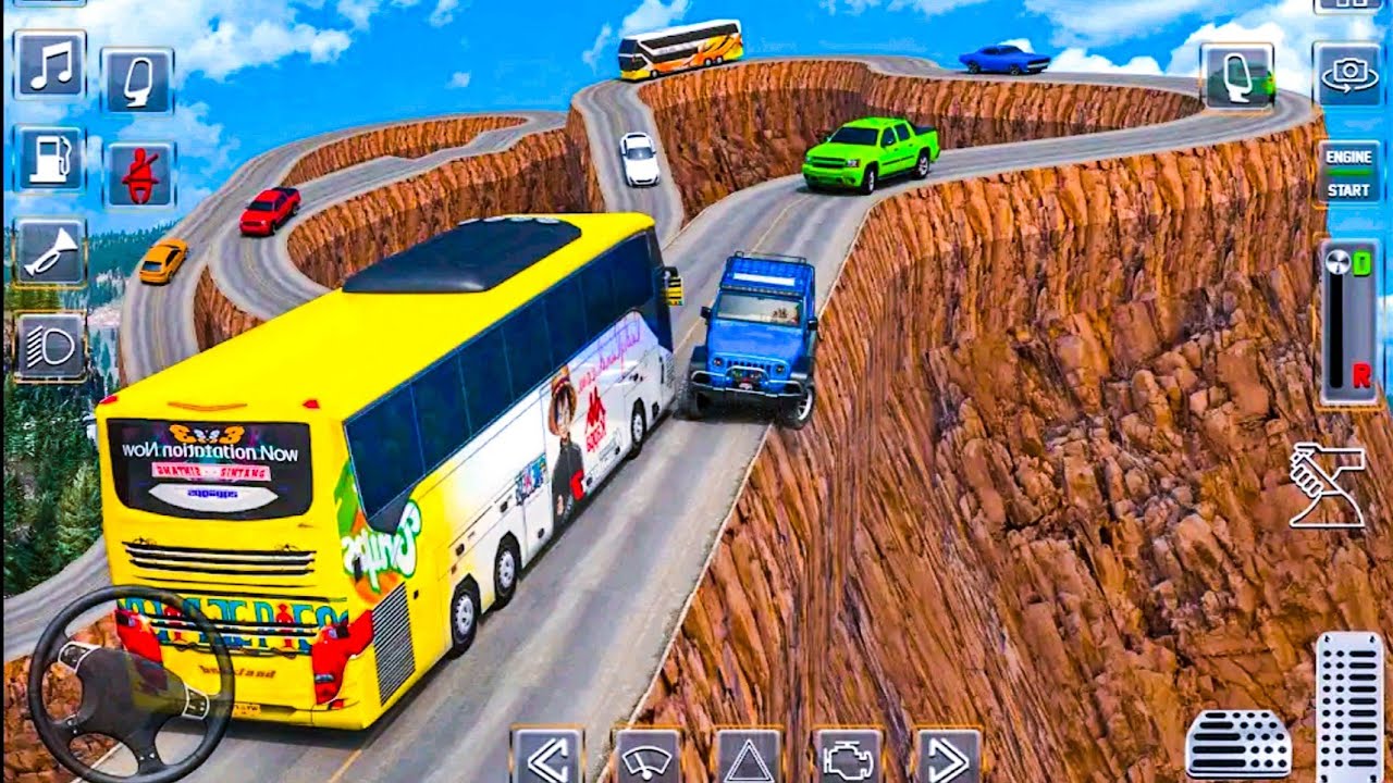 Real Bus Driving - Offroad Bus Drive 3D Simulator Android Gameplay ...