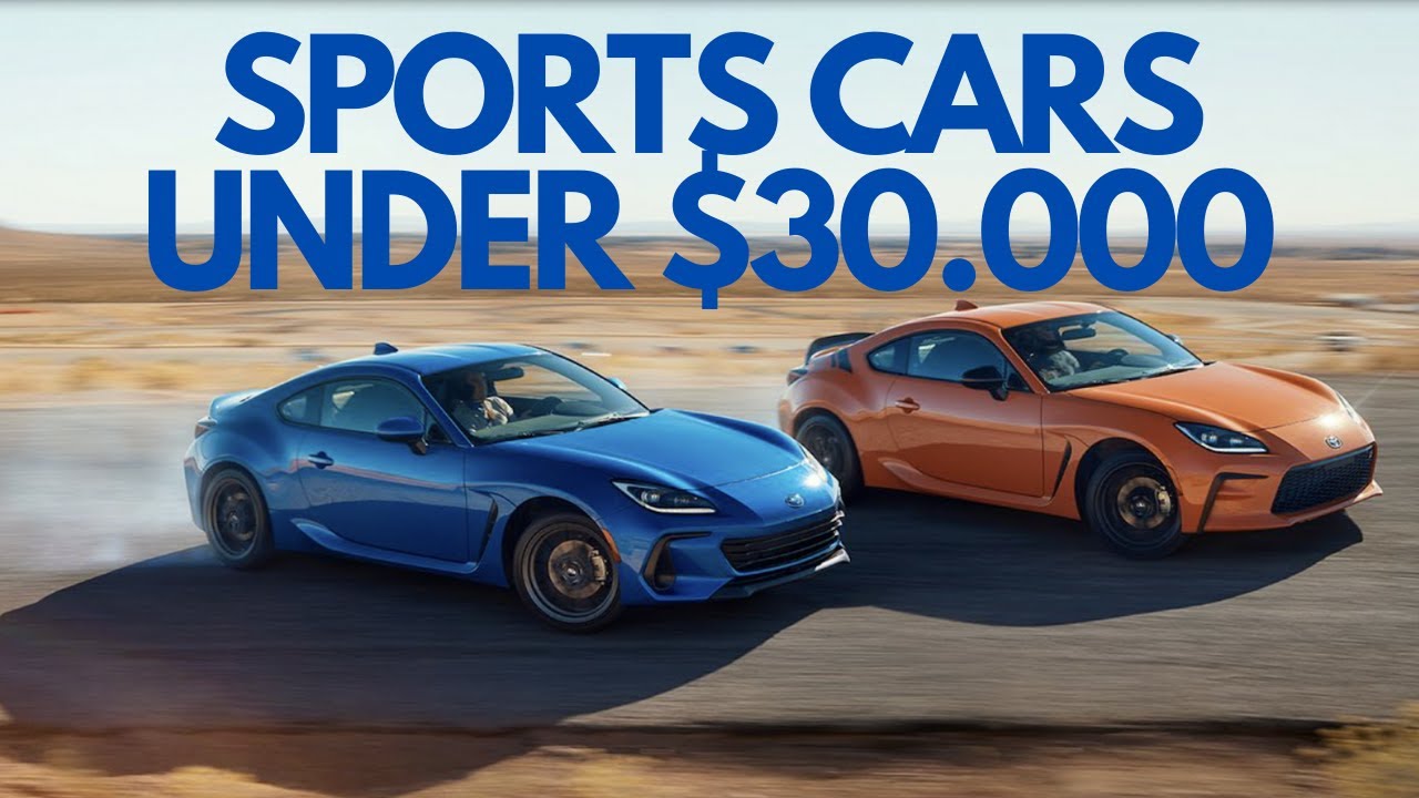 Top 10 Sports Cars Under $30.000 - YouTube