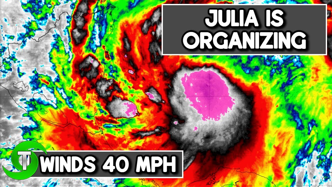 Tropical Storm Julia Nearing Hurricane Intensity | Weather United - YouTube
