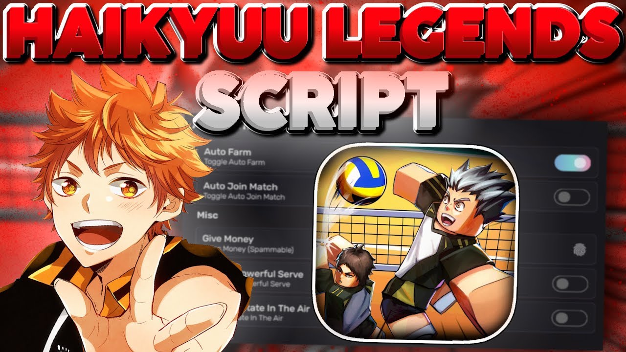 Roblox Haikyuu Legends Script 🏐 [ HIT BOX EXPANDER - INF MONEY - AUTO ...