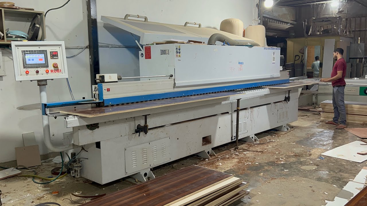 🪚🛠️PVC Edgbend {.8} Wood Colure !! Edgbend Machine Work Finish Factory, Wardrobe &Door ...