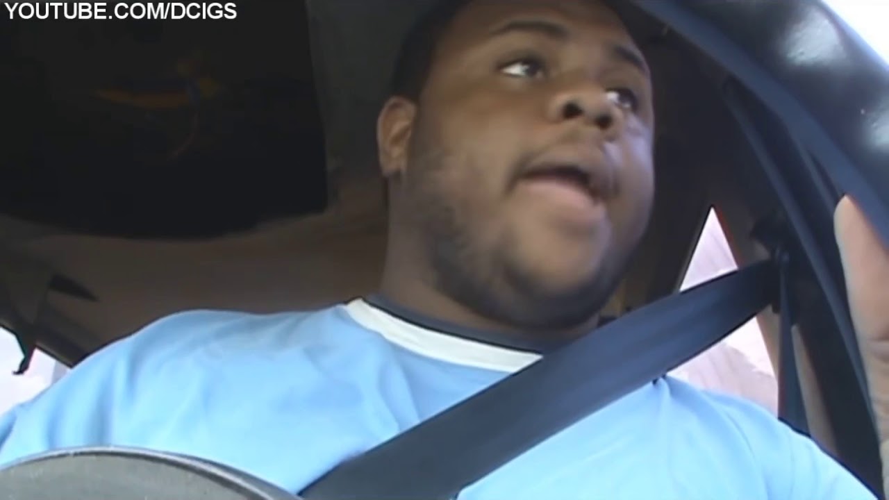 fat man raging while driving a car - YouTube