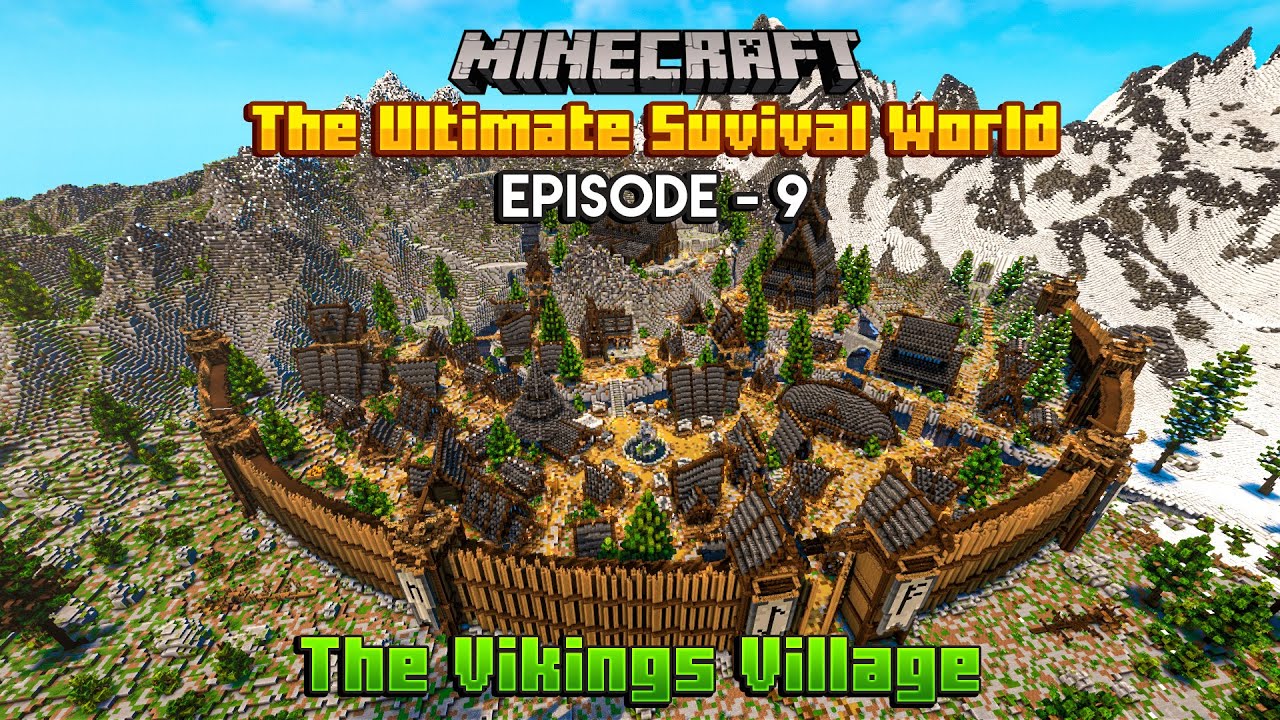 The Vikings Village in Ultimate Survial World | USW Series #9 ...