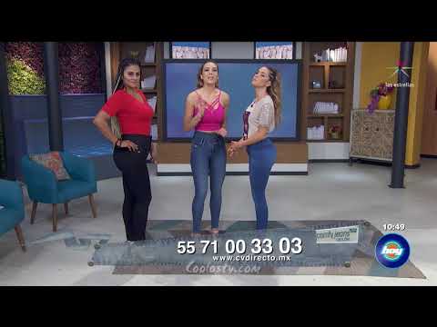 Andrea Escalona Jeans Modelando