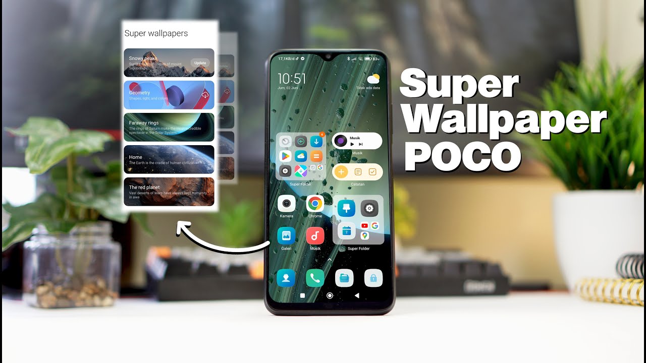 SUPER WALLPAPER HP POCO !! Animasinya Smooth Banget 😍 - YouTube