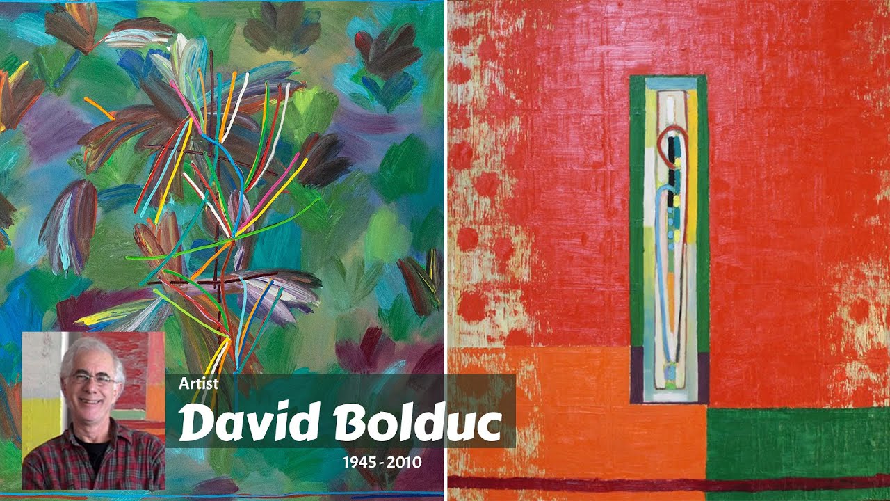 Artist David Bolduc (1945 - 2010) | Abstract Painting | WAA - YouTube
