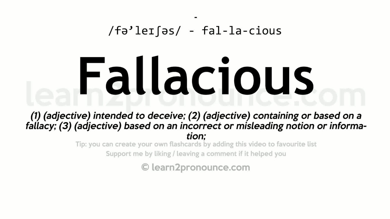 Fallacious Definition