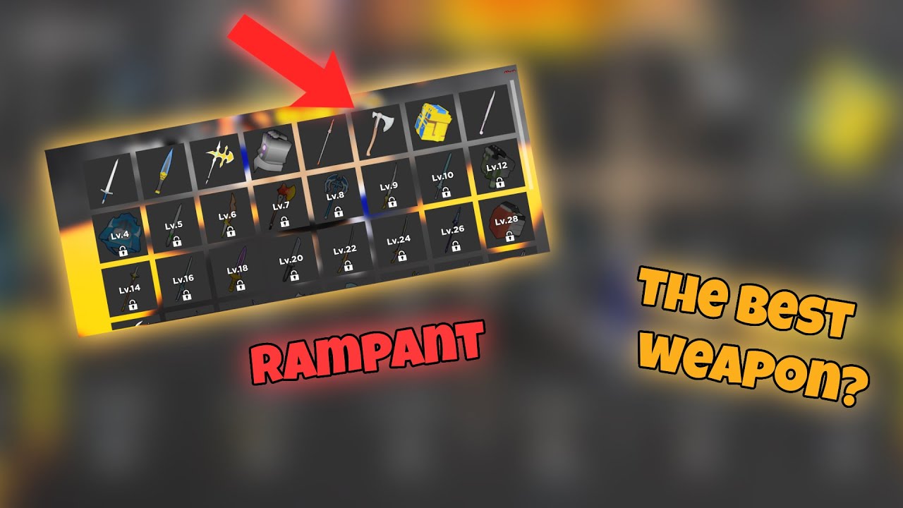 USING THE BEST WEAPON IN ROBLOX RAMANT! - YouTube