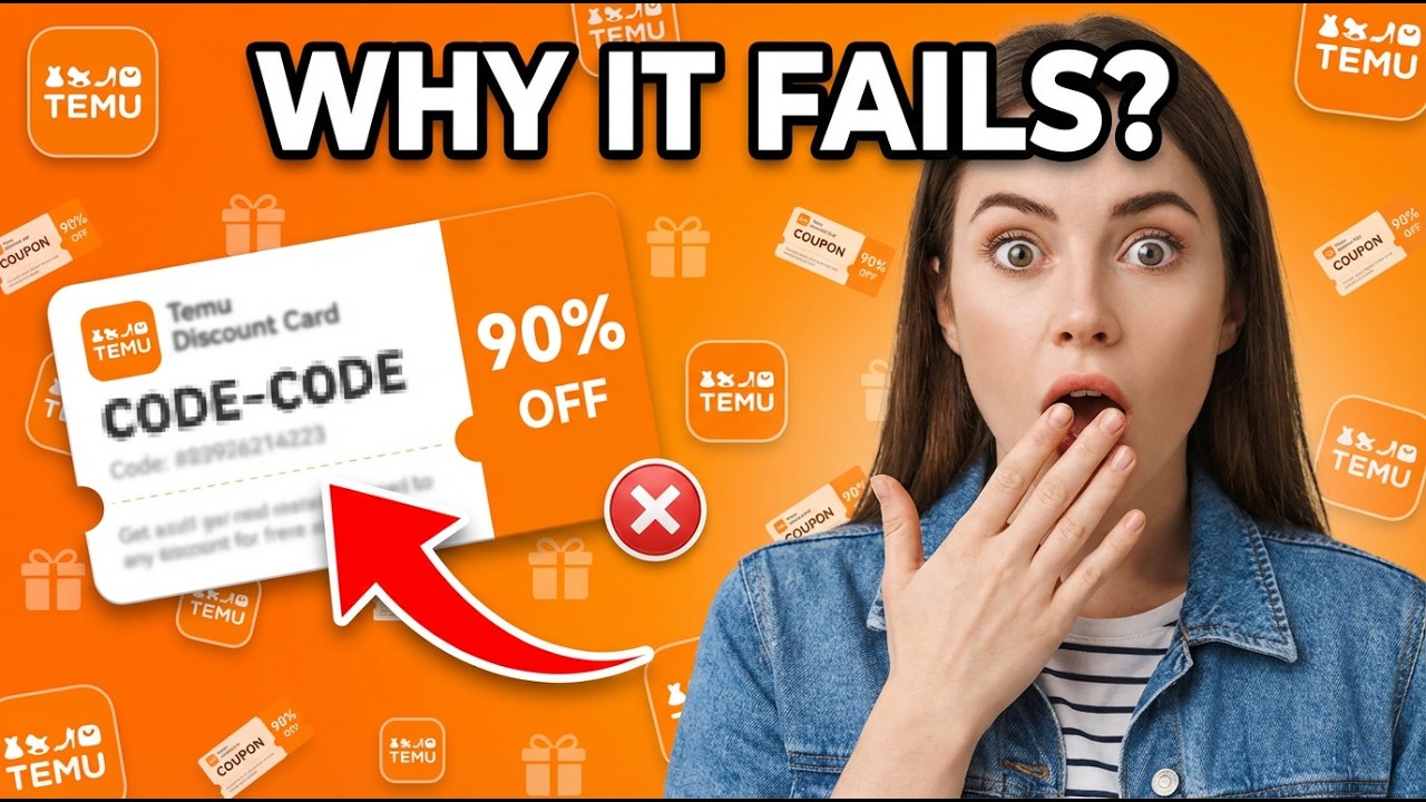 This Is Why Your Temu Coupon Code Keeps Failing 😤 - YouTube