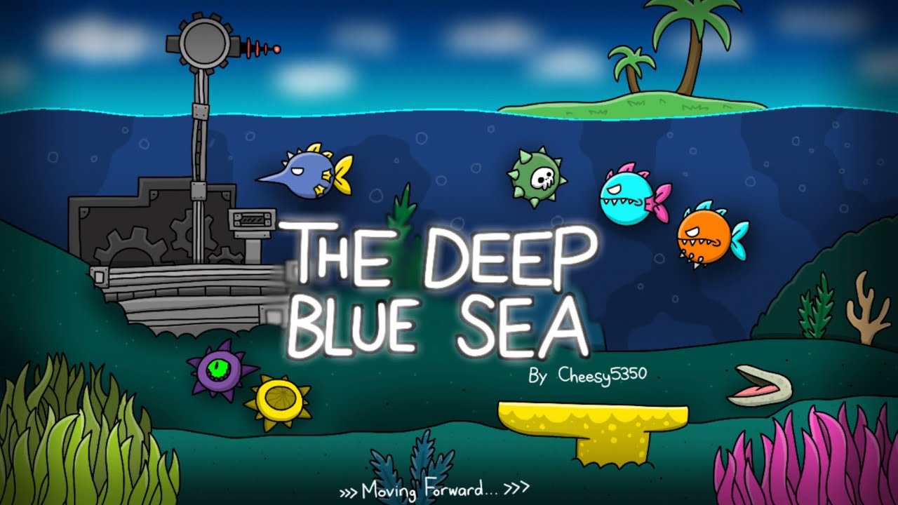GOING UNDERWATER | The Deep Blue Sea By Cheesy5350 (Me) | Geometry Dash ...